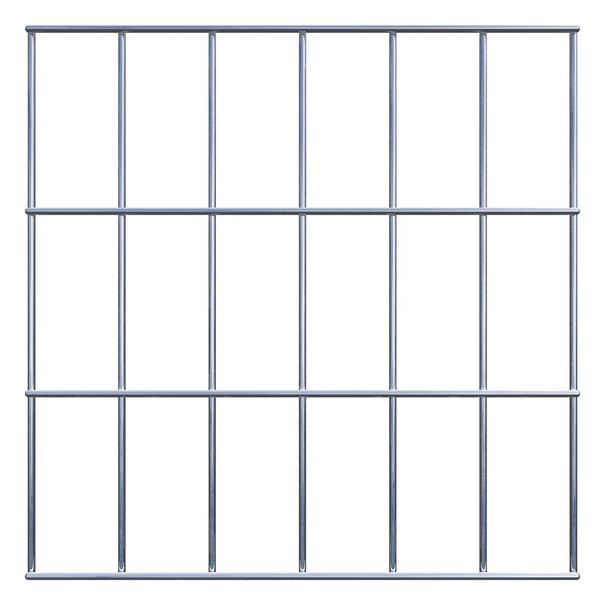 GABIONA - Gitter 5 x 10 cm Maschenweite - Maße: 30 x 30 cm