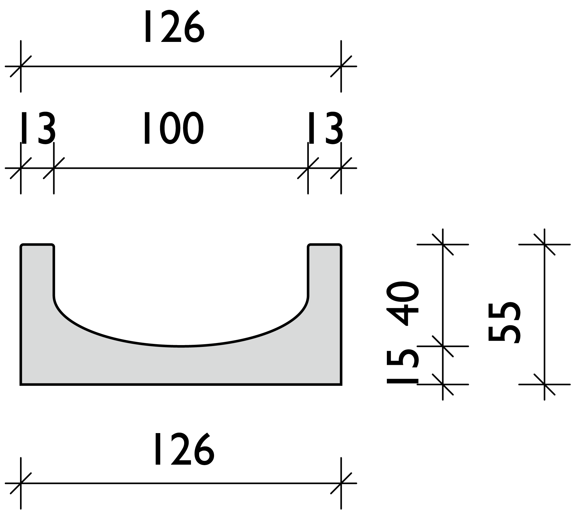 BG-Graspointner BG-FILCOTEN, light NW 100, mini, H=55 mm, mit ...