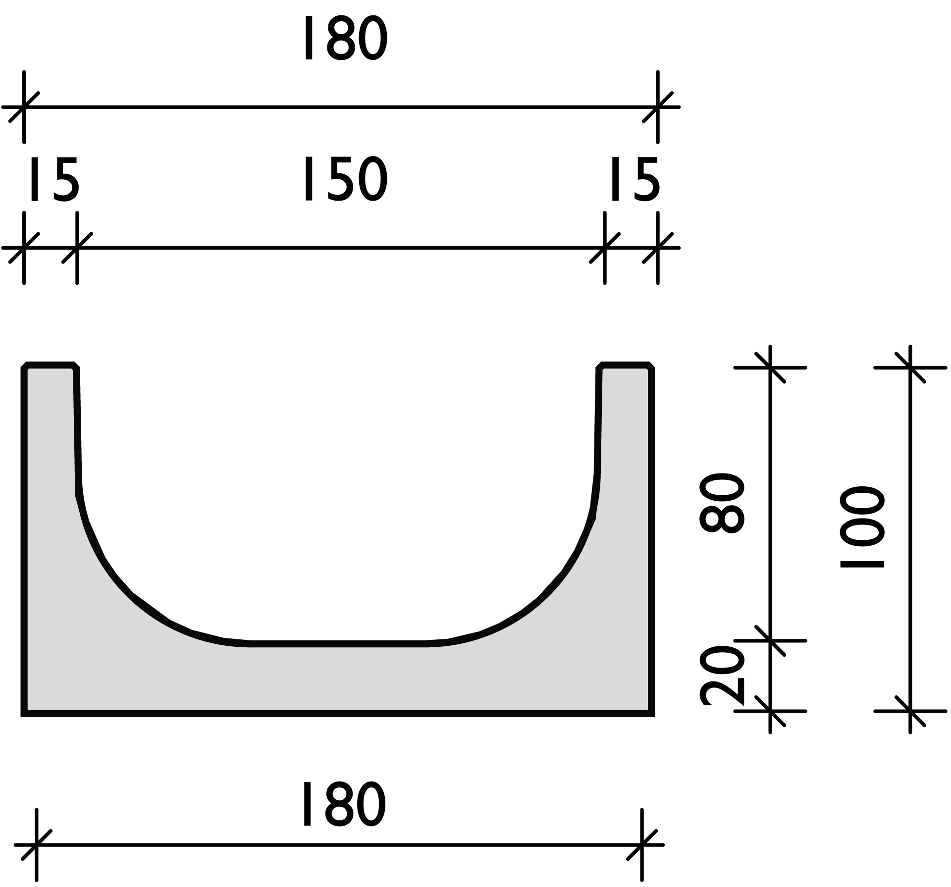 BG-Graspointner BG-FILCOTEN, light NW 150, mini, H=100 mm, mit ...