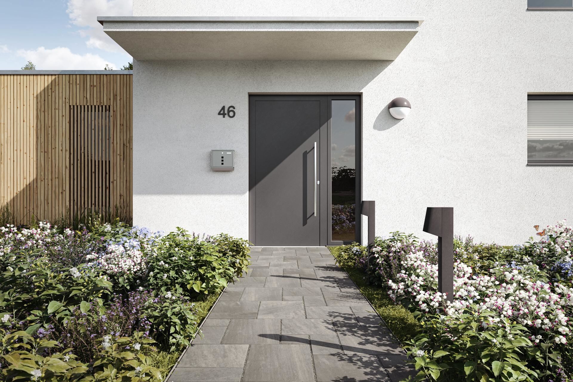 braun-steine Eco Living Moments 8cm, Dunkelgrau Nr. 240 DIN EN 1339 Kaufen