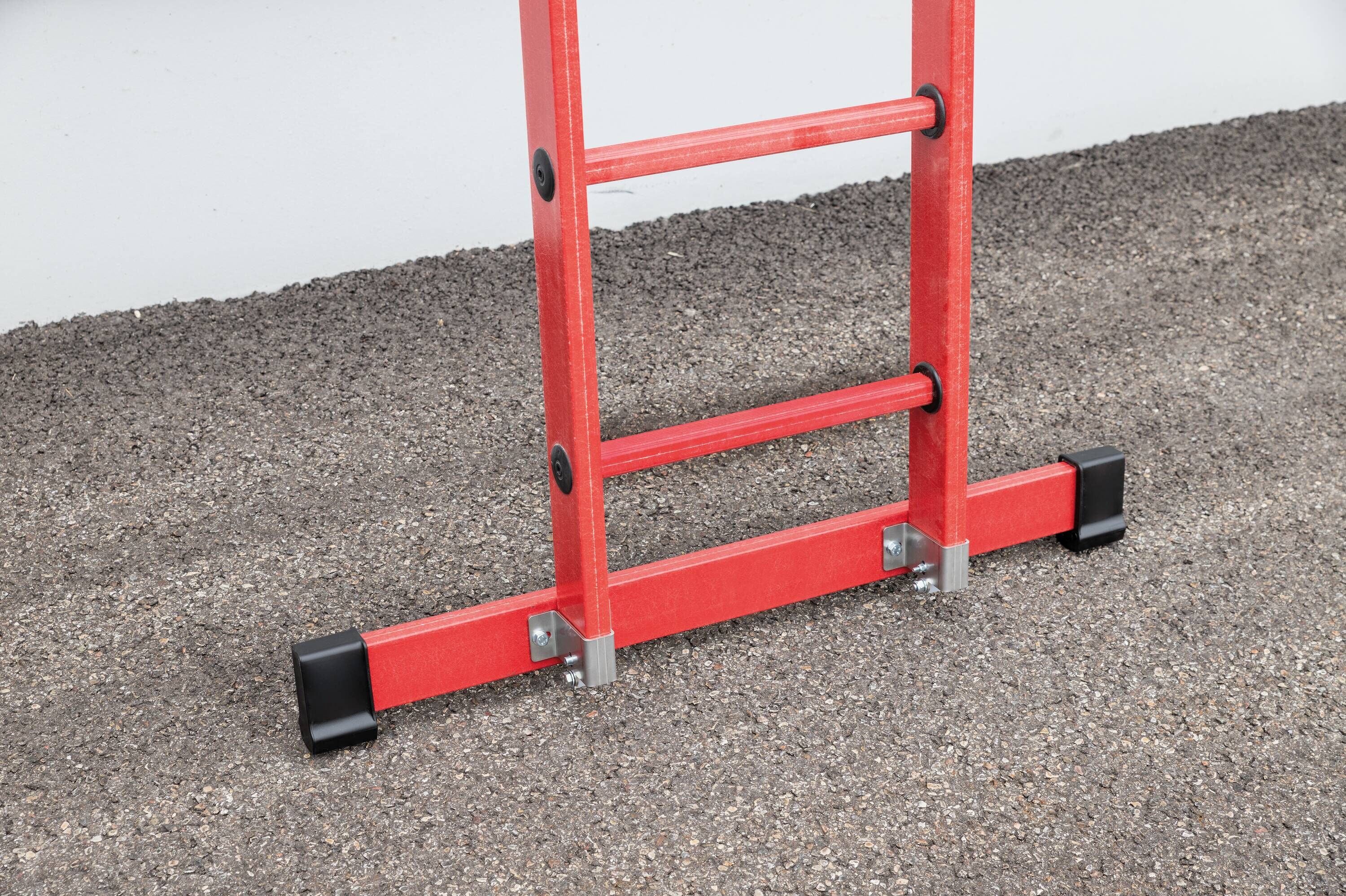 Munk Sprossen-Anlegeleiter GFK mit Traverse 14 Sprossen Kaufen