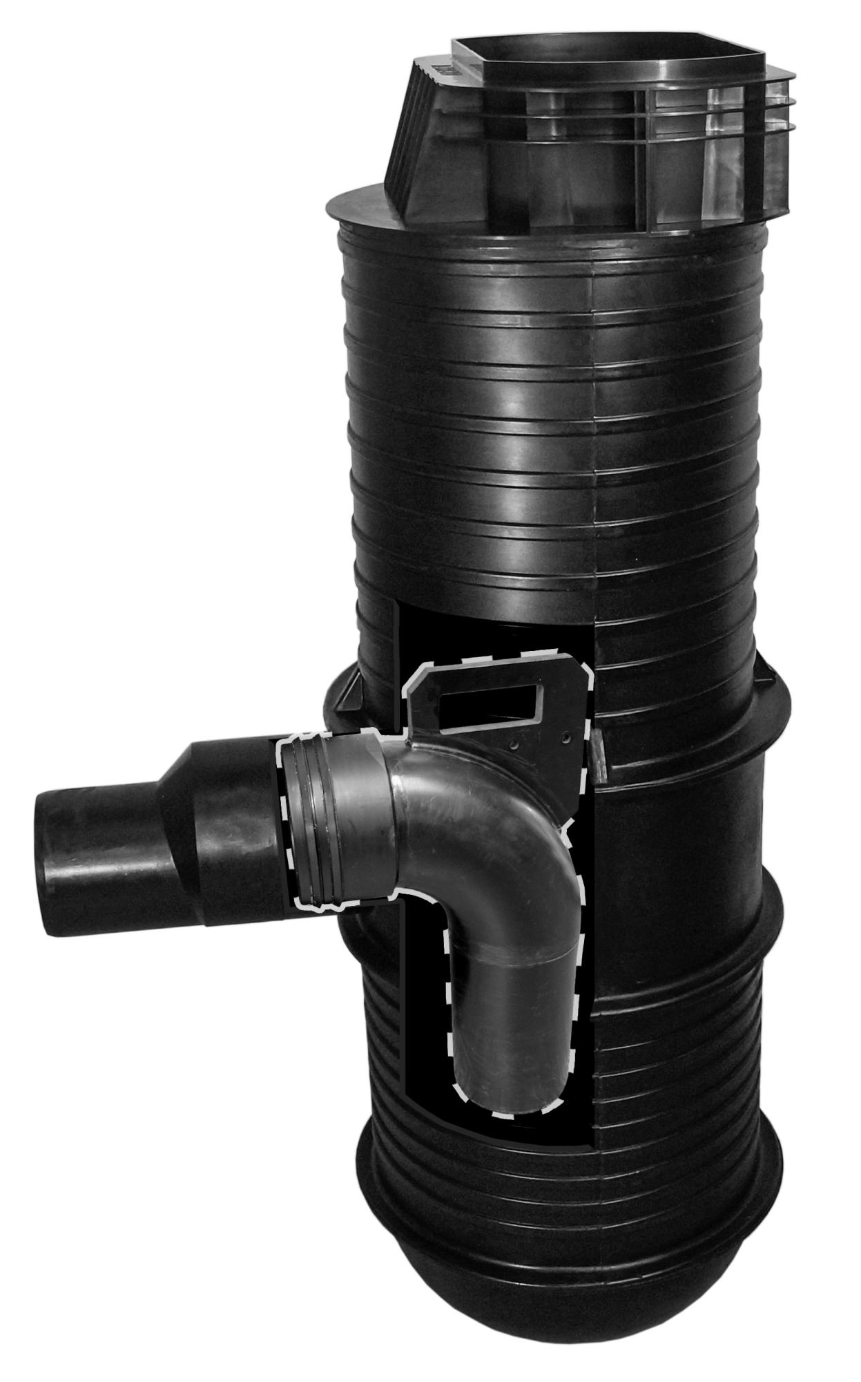 ROMOLD Straßenablauf mit Nassschlammfang DN 450, Höhenanpassung 240 mm ...