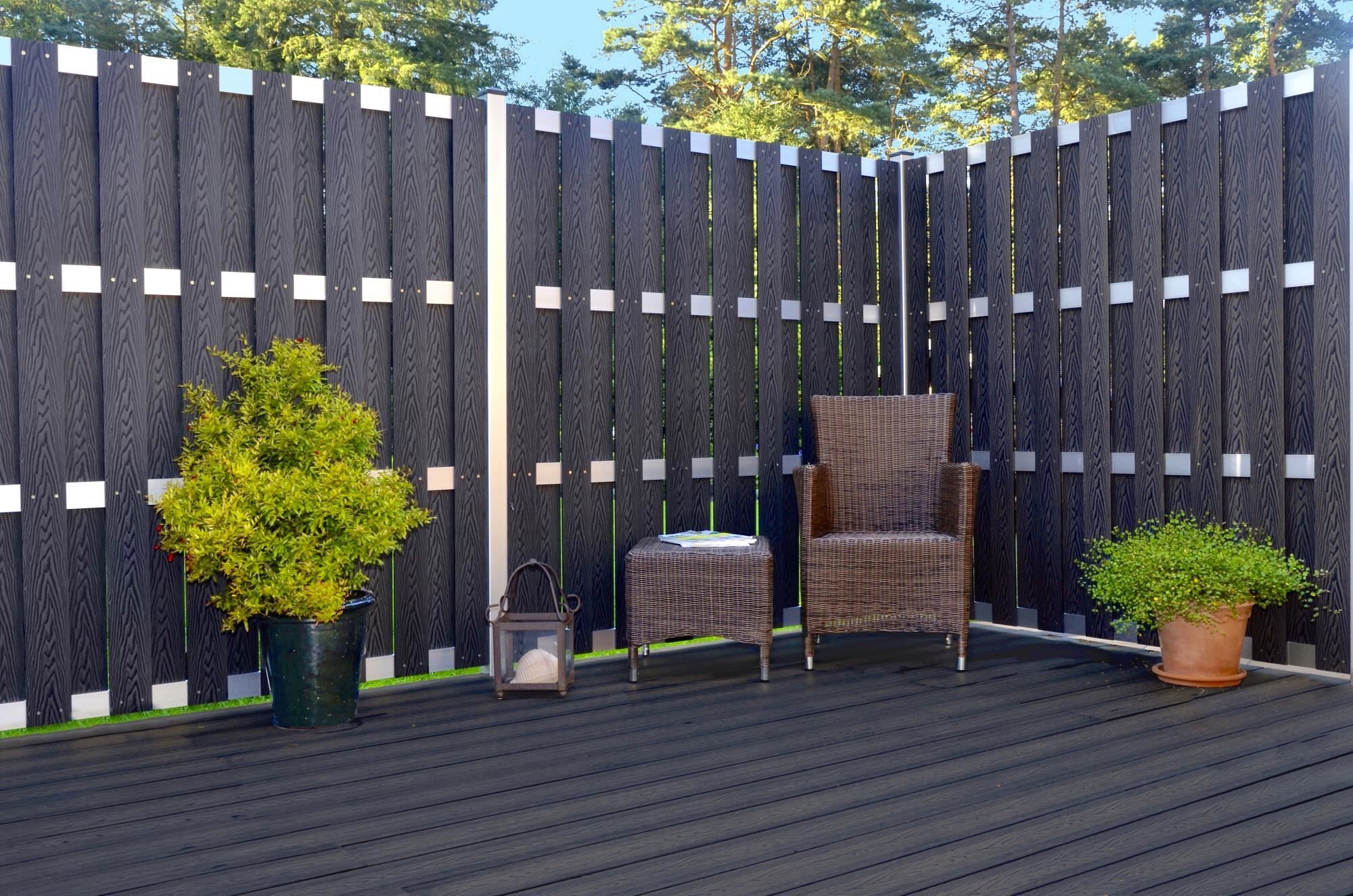 Tetzner & Jentzsch Sichtschutz WPC-Bretterzaun DALIAN-Serie Kaufen