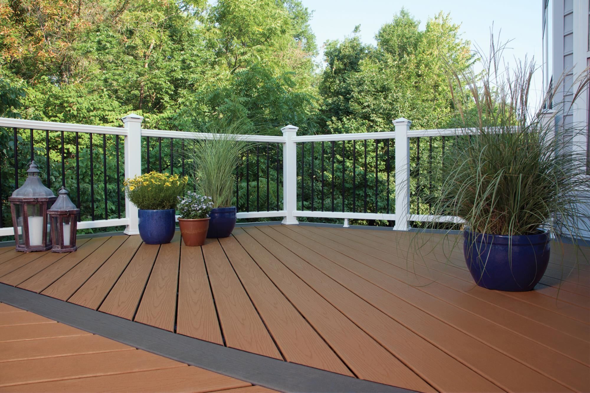 Trex TREX Terrassendiele Enhance BASICS OHNE Nut Square Länge 4880 mm ...