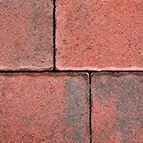BERDING BETON GmbH Altländer Hofpflaster® Normalstein Rot/Schwarz ...