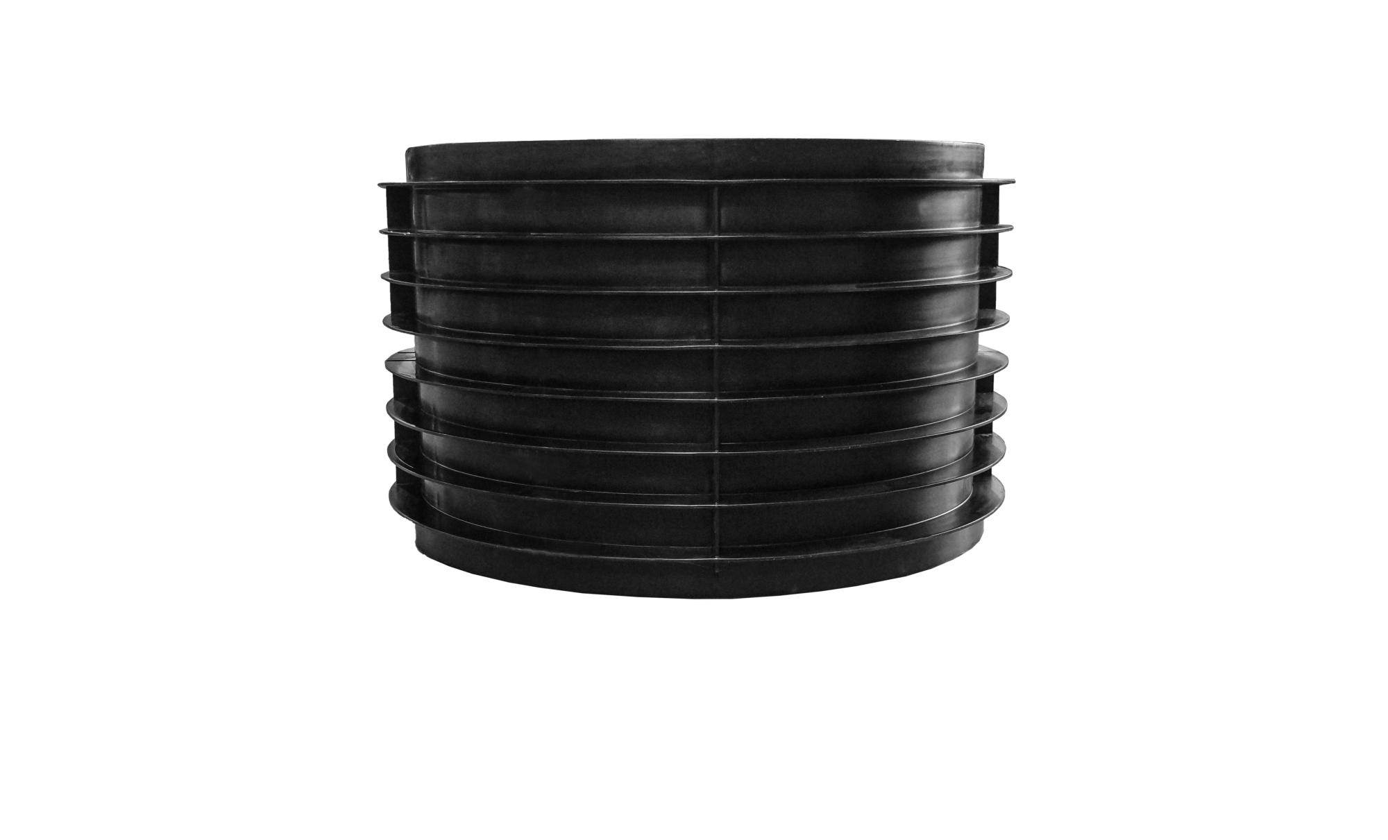 ROMOLD Einsteigschacht DN 800, Zulauf 180° und 2 seitliche Zuläufe ohne Sohlsprung bei 90° und ...