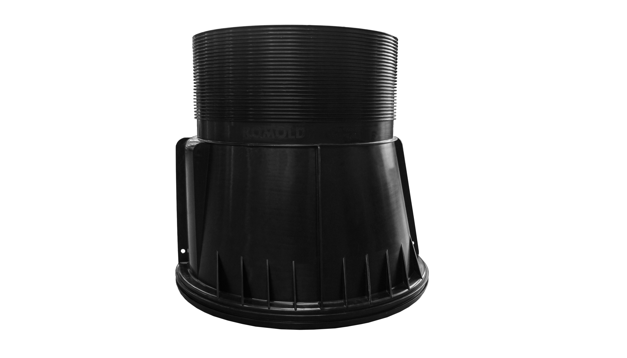 ROMOLD Einsteigschacht DN 800, Gerinne gerade DN/OD 250, Zulauf-und Ablauf Muffe DN/OD 250 ...