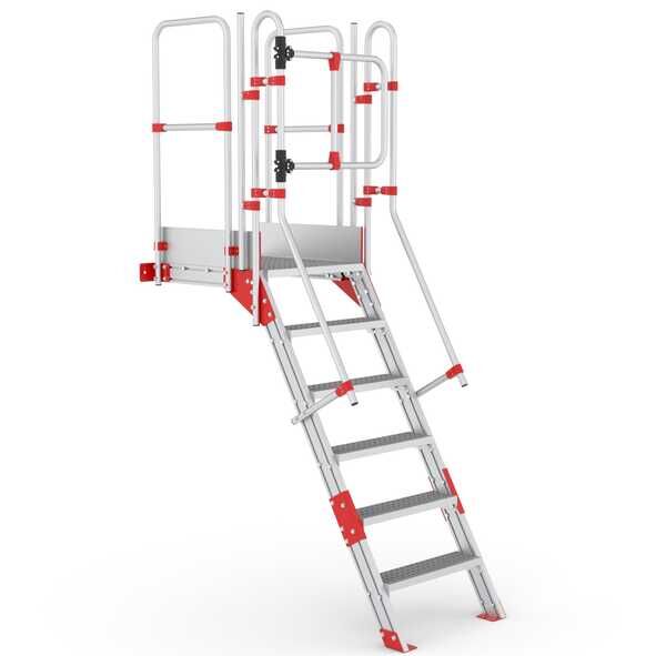 ABS Safety ABS Treppenleiter // inkl. Podest/ 600 x 600 Kaufen