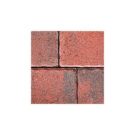 BERDING BETON Altländer Hofpflaster® Normalstein Rot/Schwarz Nuanciert ...
