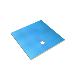 Botament DUB O Duschboard Punktentwässerung dezentral 900x900 (40 mm ...